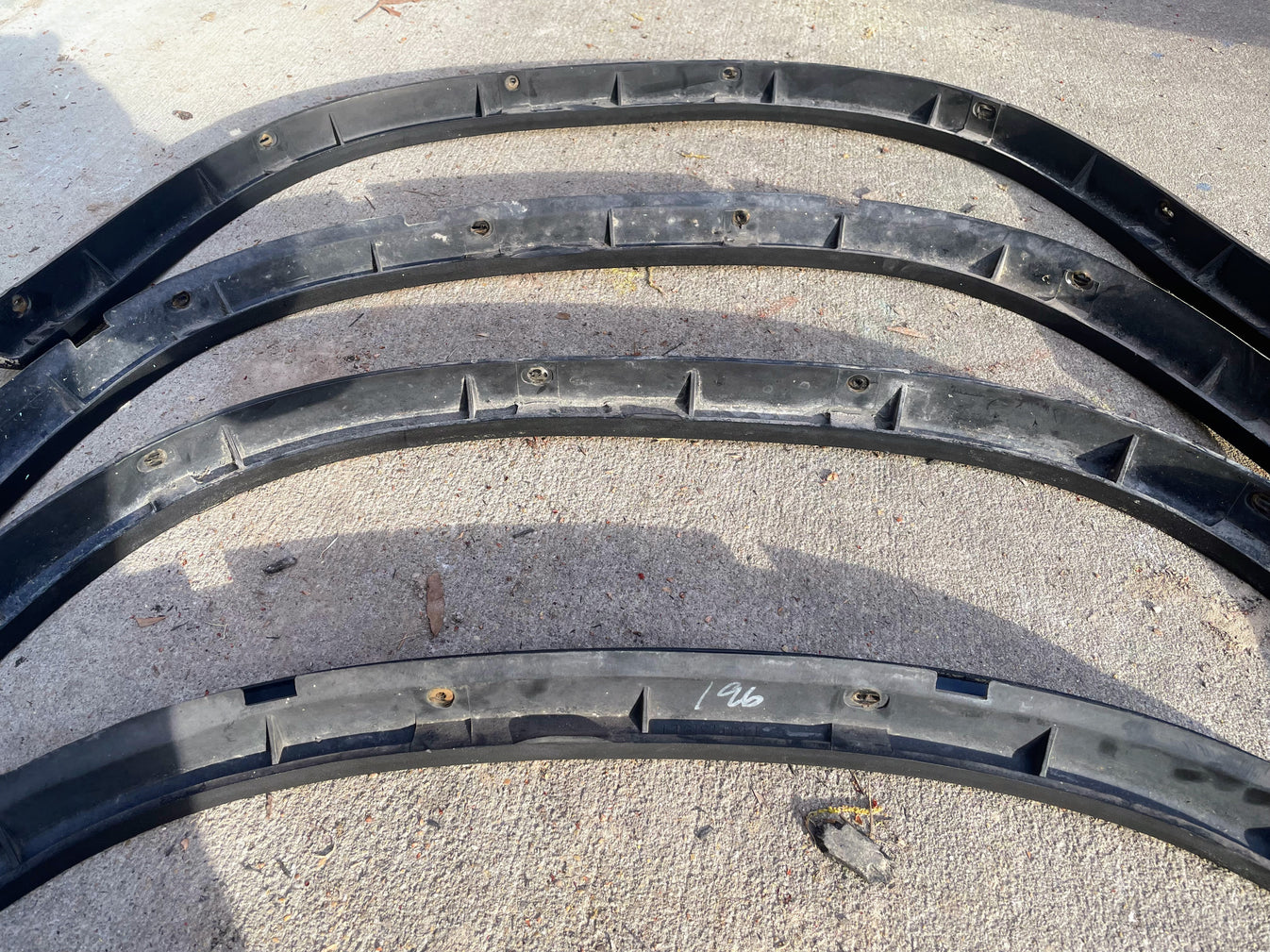 OEM Full Set of 4x4 Fender Flare Extensions for 1982-1993 Chevy S10, G ...